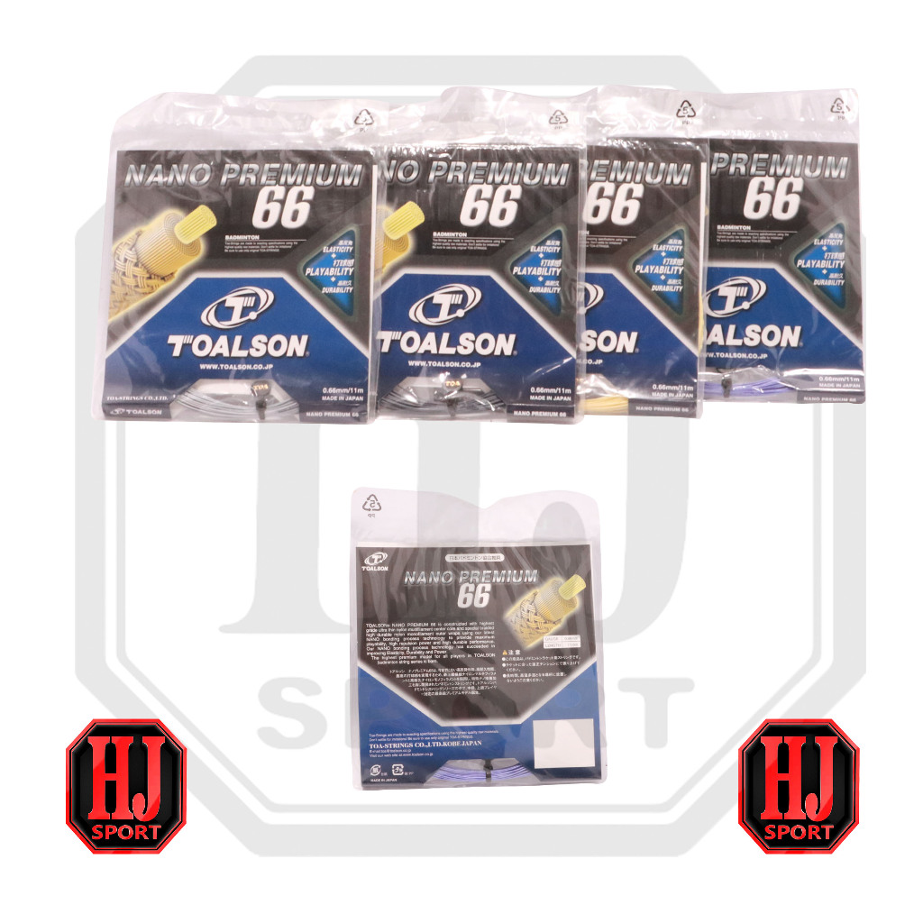 Toalson Nano Premium 66 Japan Original Badminton Strings | Shopee ...