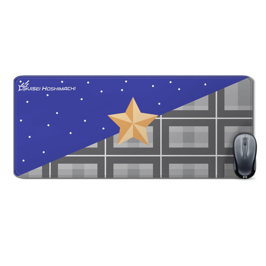 Deskmat mousepad extended anime vtuber HOSHIMACHI SUISEI ICON Hololive ...