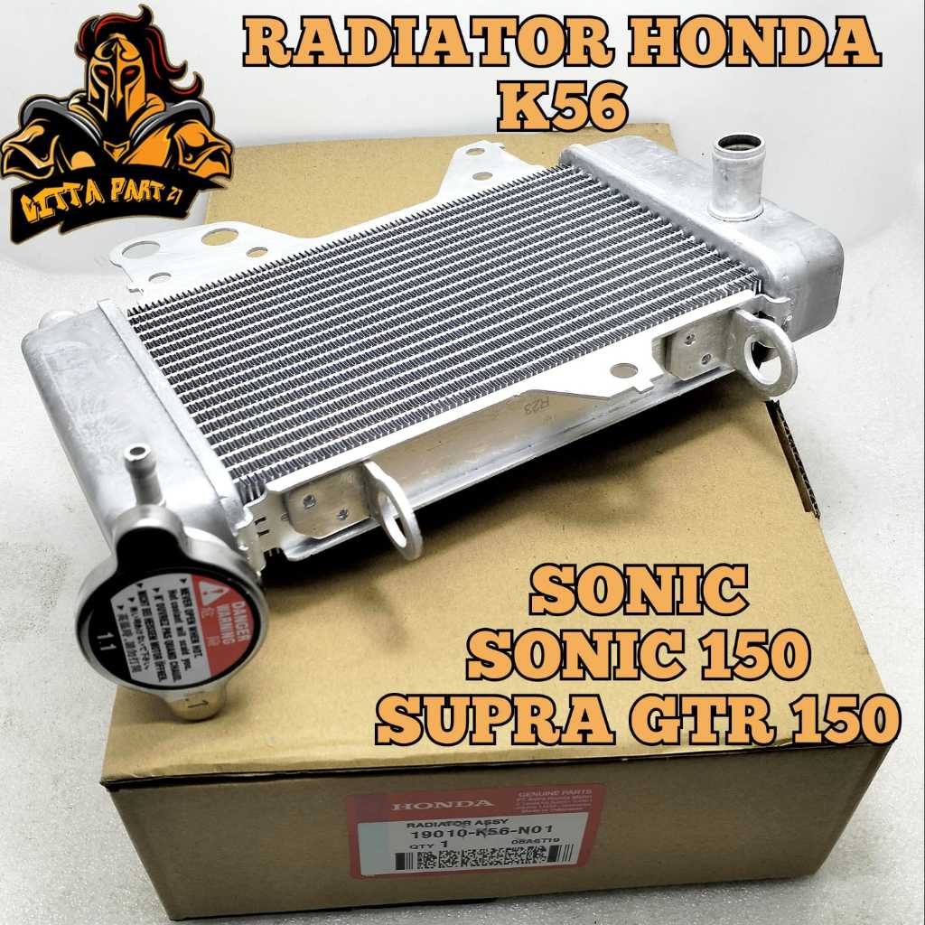 ORIGINAL RADIATOR ORIGINAL HONDA AHM K56 SONIC GENUINE QUALITY ORIGINAL ...