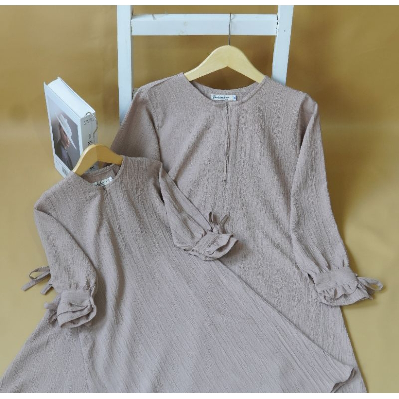 Baahirah - Lunara Abaya Couple Mother Child Coksu Color | EID Abaya ...