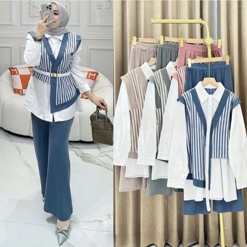 Dena Women's Latest Denim Set 2024 Ka Tiedye Knit Toyobo Contemporary ...