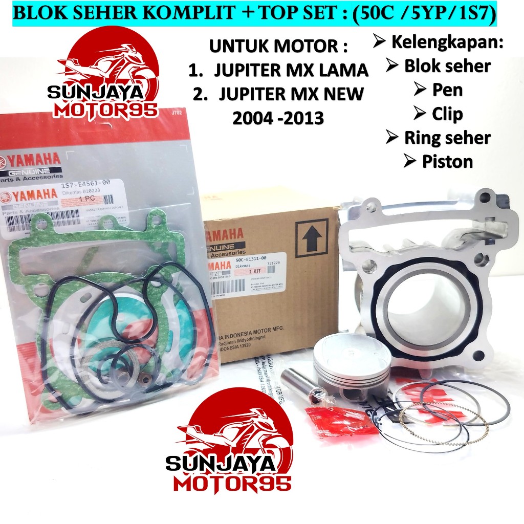 Complete Piston Block Contains Piston Ring KIT Jupiter mx 135 OLD OLD ...