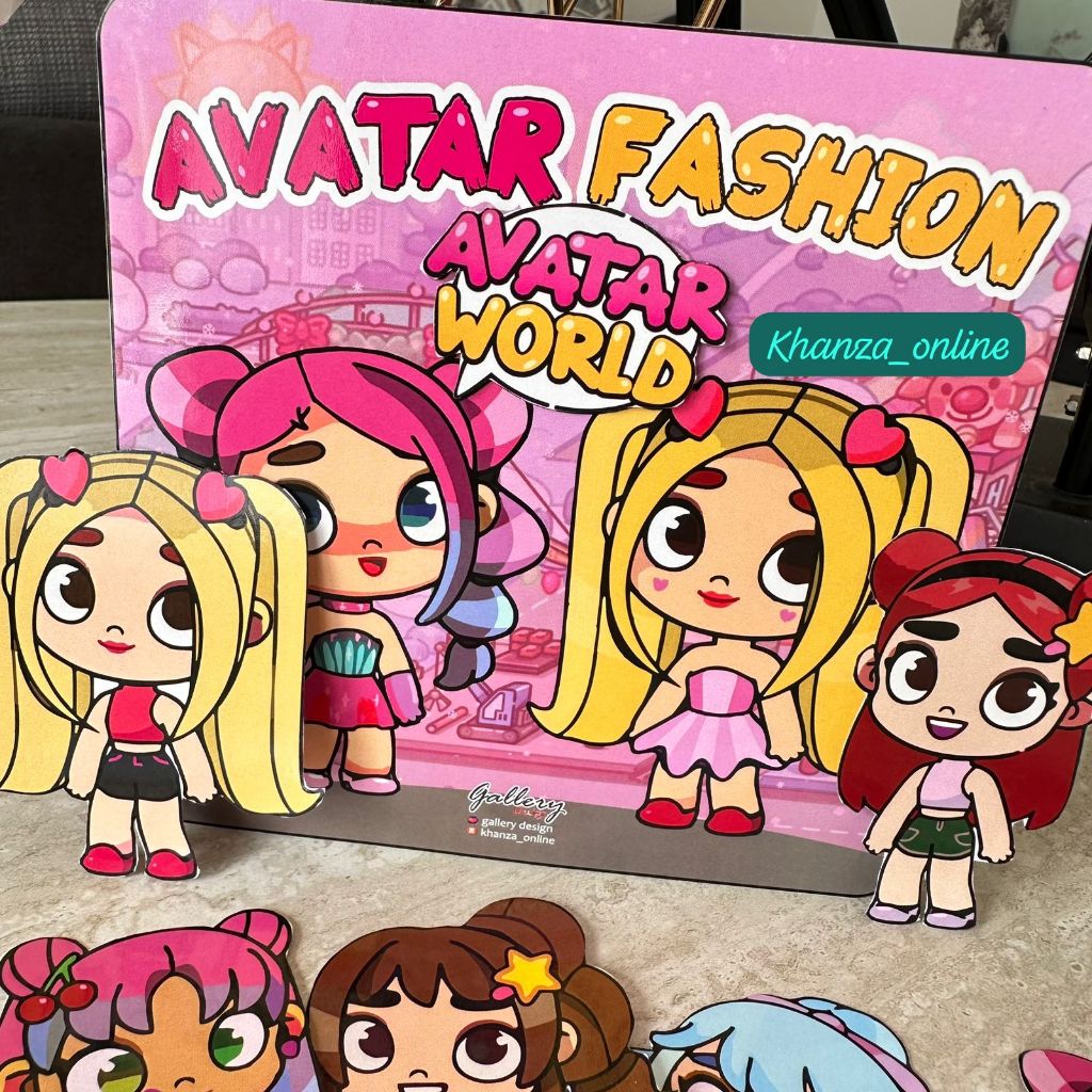 AVATAR FASHION WORLD QUIET BOOK PAPERDOLLS HOME CHILDREN'S TOYS ...