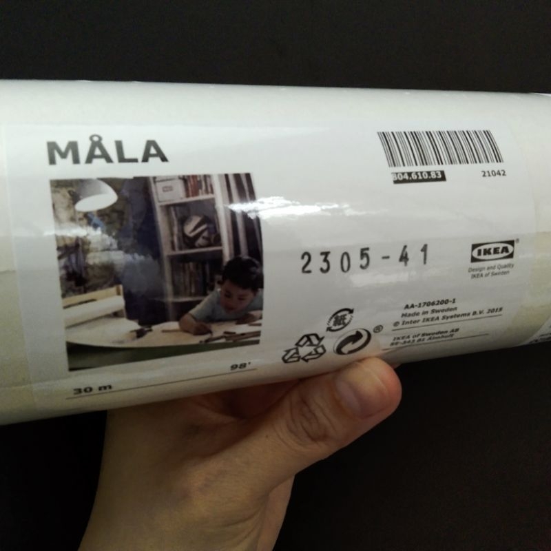 Mala ikea 30 meter Drawing Painting Paper Roller Opaque Paper | Shopee ...