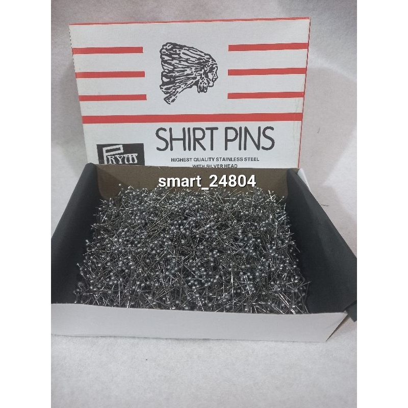 Safety Pins/Silver Safety Pins/Anti-Rust Shirt Pins 1 Box | Shopee ...