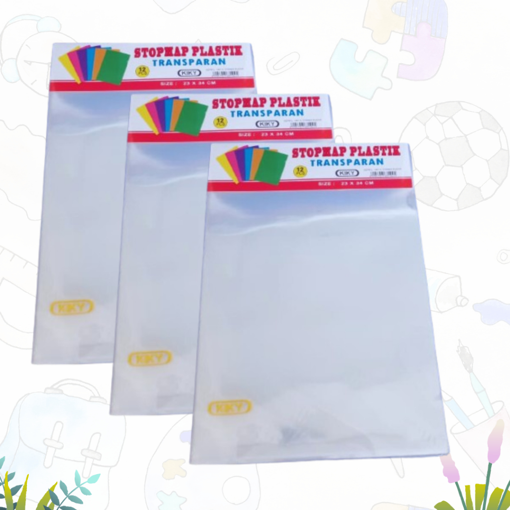 Clear L MAP / Transparent Plastic Stopmap Kiky Pack | Shopee Philippines