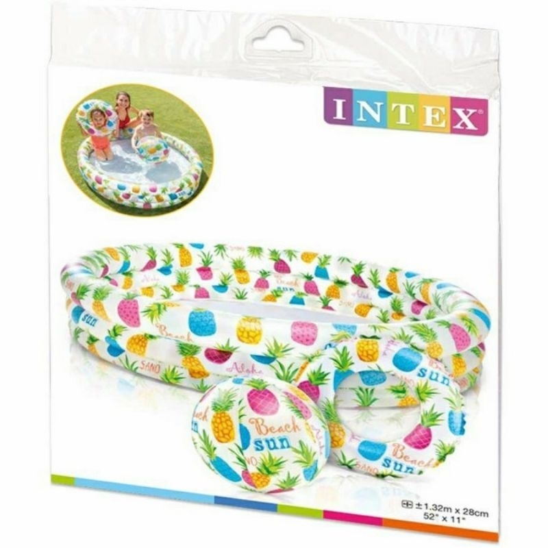 Intex Fruity Pineaple Swimming pool set INTEX 59469 | Shopee Philippines