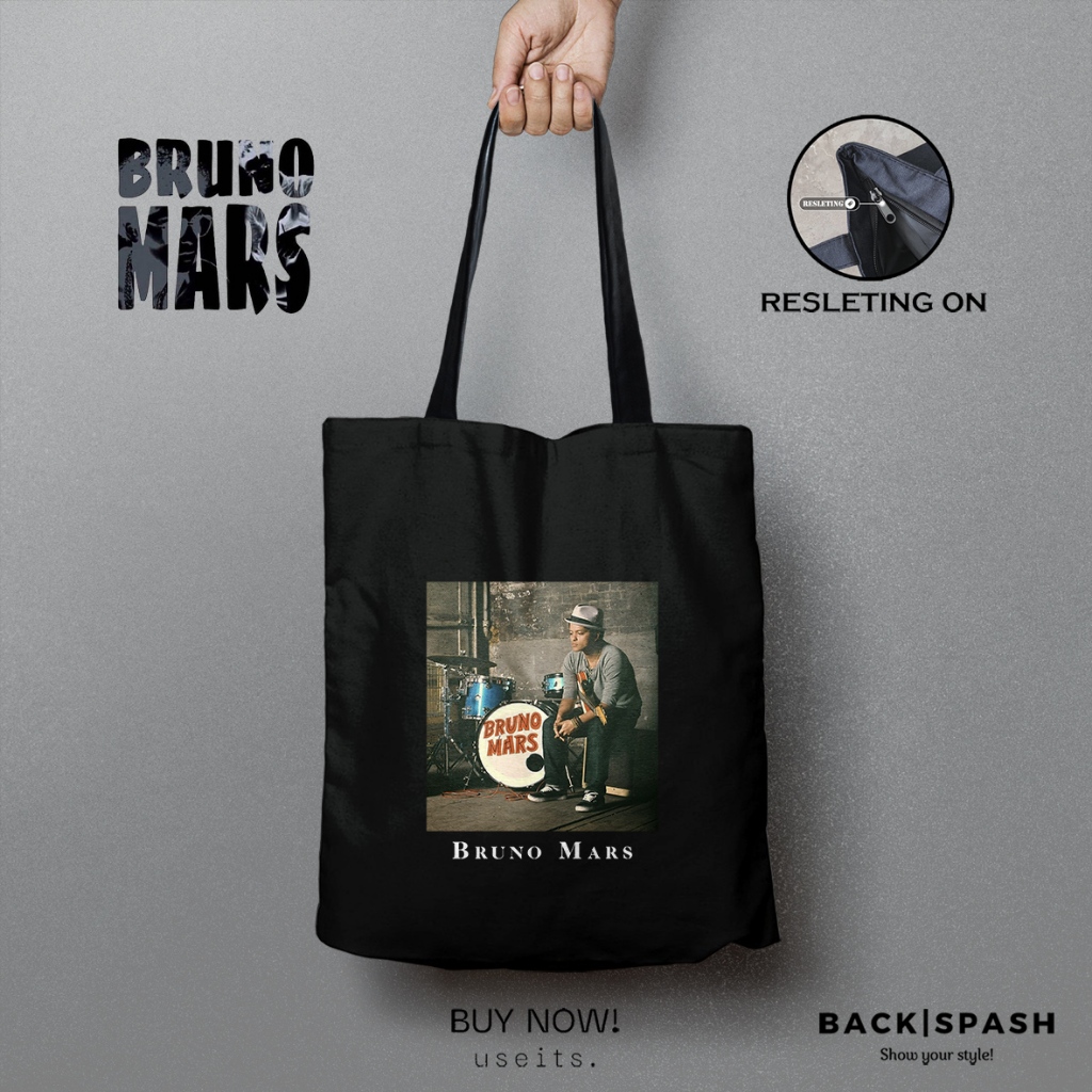 Bruno Mars Totebag - Special Merchandise Bruno Mars THD - Bruno Mars ...