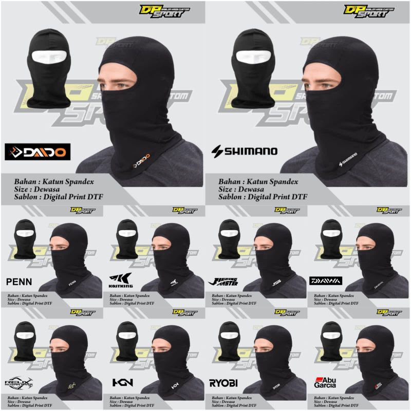 Buff fishing mask buff ninja whole head cover protects from UV rays ...