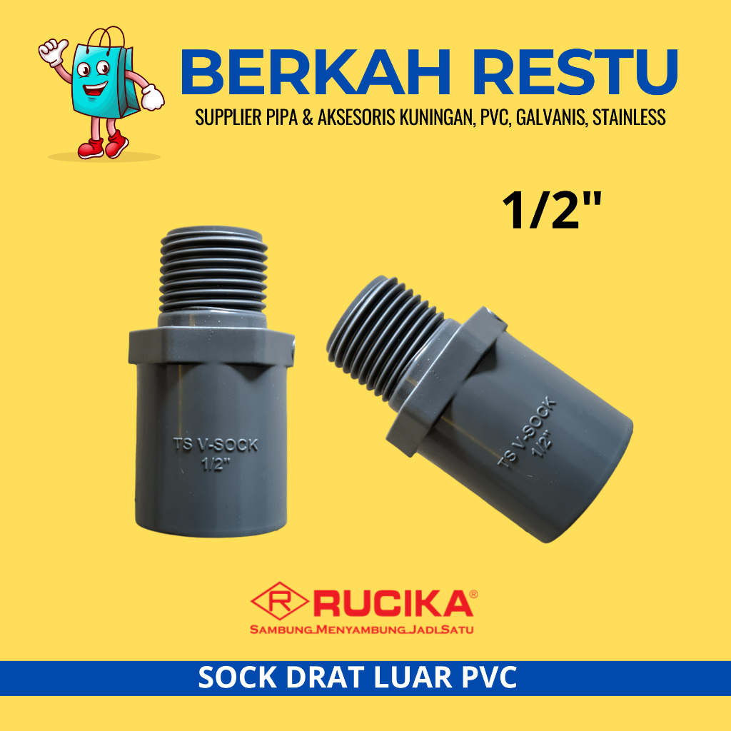 Sok DRAT Outer /VALVE SOCKET/ SDL 1/2" INCH AW RUCIKA | Shopee Philippines