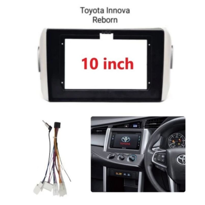 Frame 9 / 10 inch Android Toyota Innova Reborn + TOYOTA Plug And Play ...