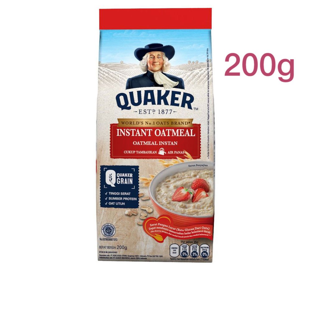 Quaker INSTANT OATMEAL 200 g | Shopee Philippines