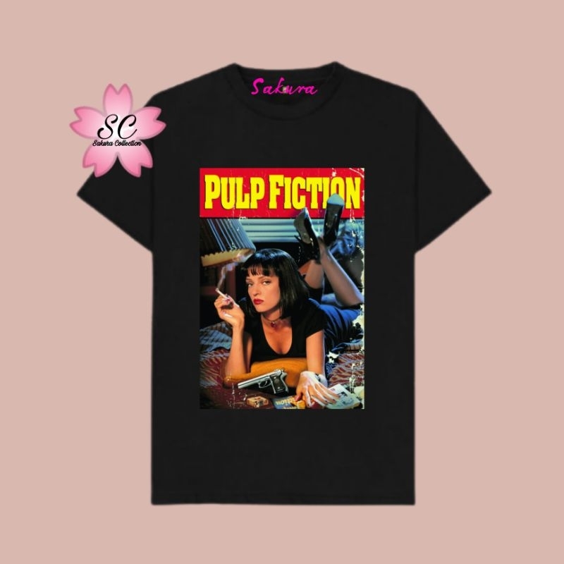 PULP FUNCTION COMIC MIA WALLACE T-SHIRT| PULP FICTION MOVIE T-Shirt ...