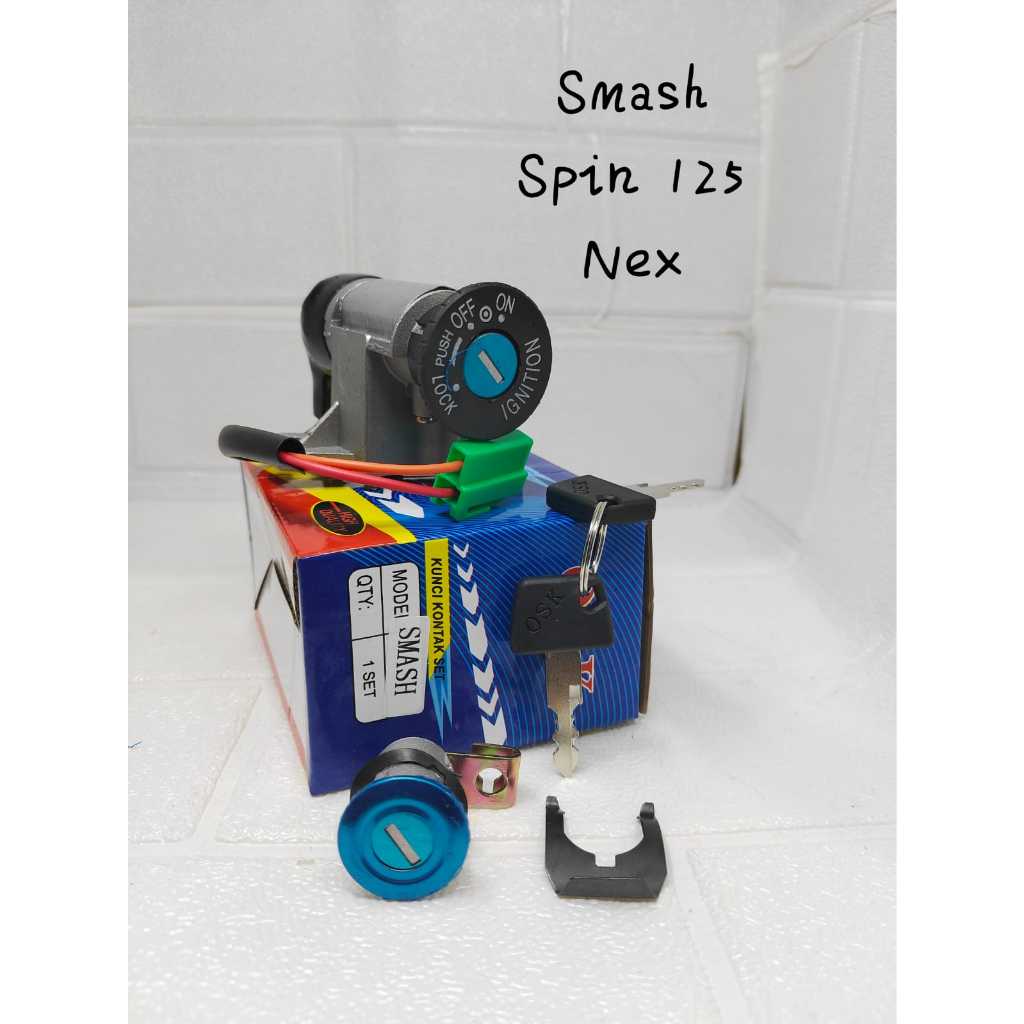 Smash SPIN 125 NEX LET'S SEAT KEY SET CONTACT KEY | Shopee Philippines