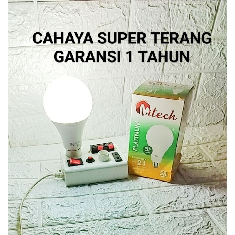 Mitech 18 LED Light Bulb 21 WATT Bright 1 Year Warranty | Shopee ...