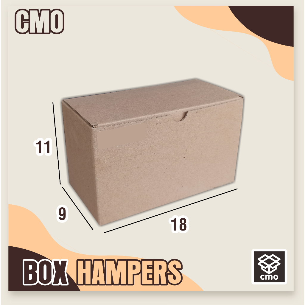 Cardboard Box Hampers 18X9X11 cm E FLUTE | Plain Cardboard box | Diecut ...