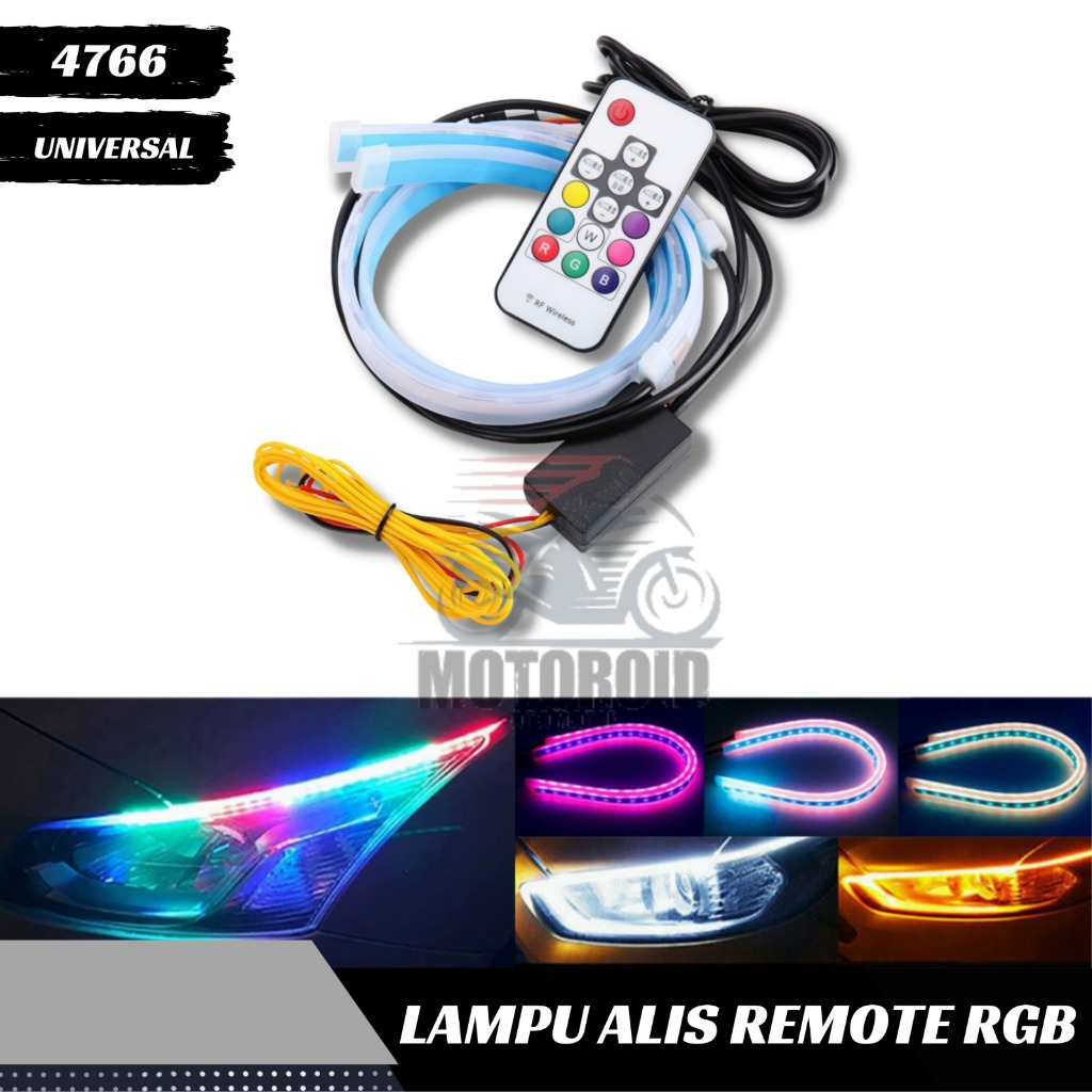 Xcase 60CM 12 VOLT RGB REMOTE EYEBROW LIGHTS UNIVERSAL RGB REMOTE ...