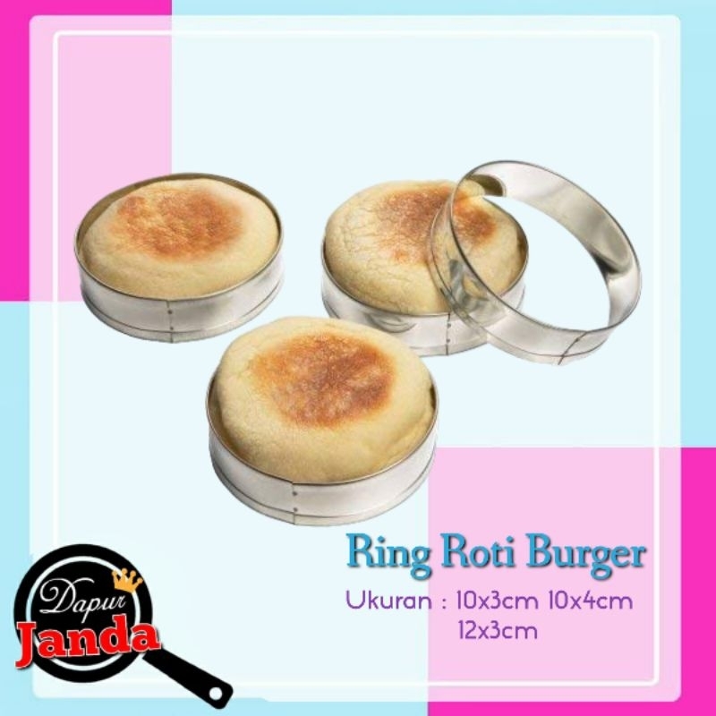 Round Ring Cutter Cromboloni Bread Mold Stainless Burger Ring | Shopee ...