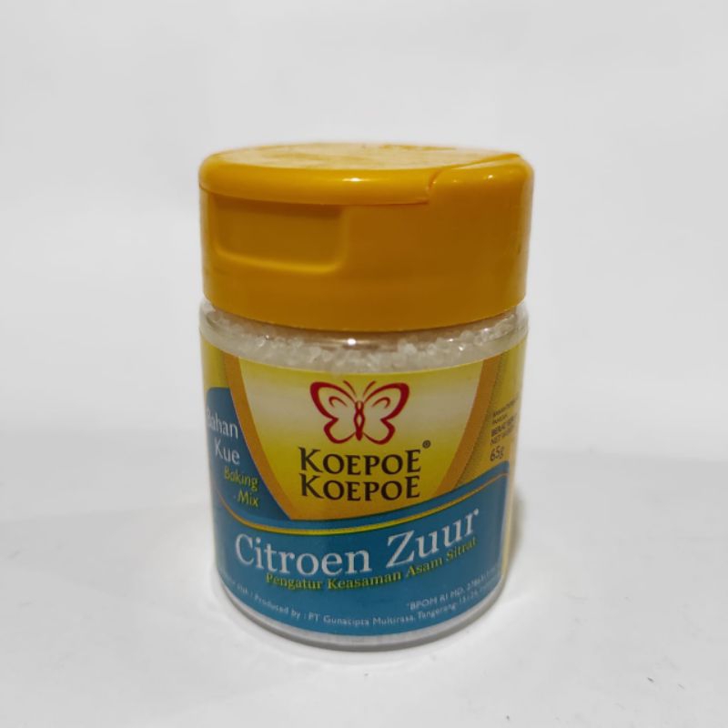Koepoe Koepoe/Butterfly Acid Regulator Citric Acid Citroen Zoor 65gr ...
