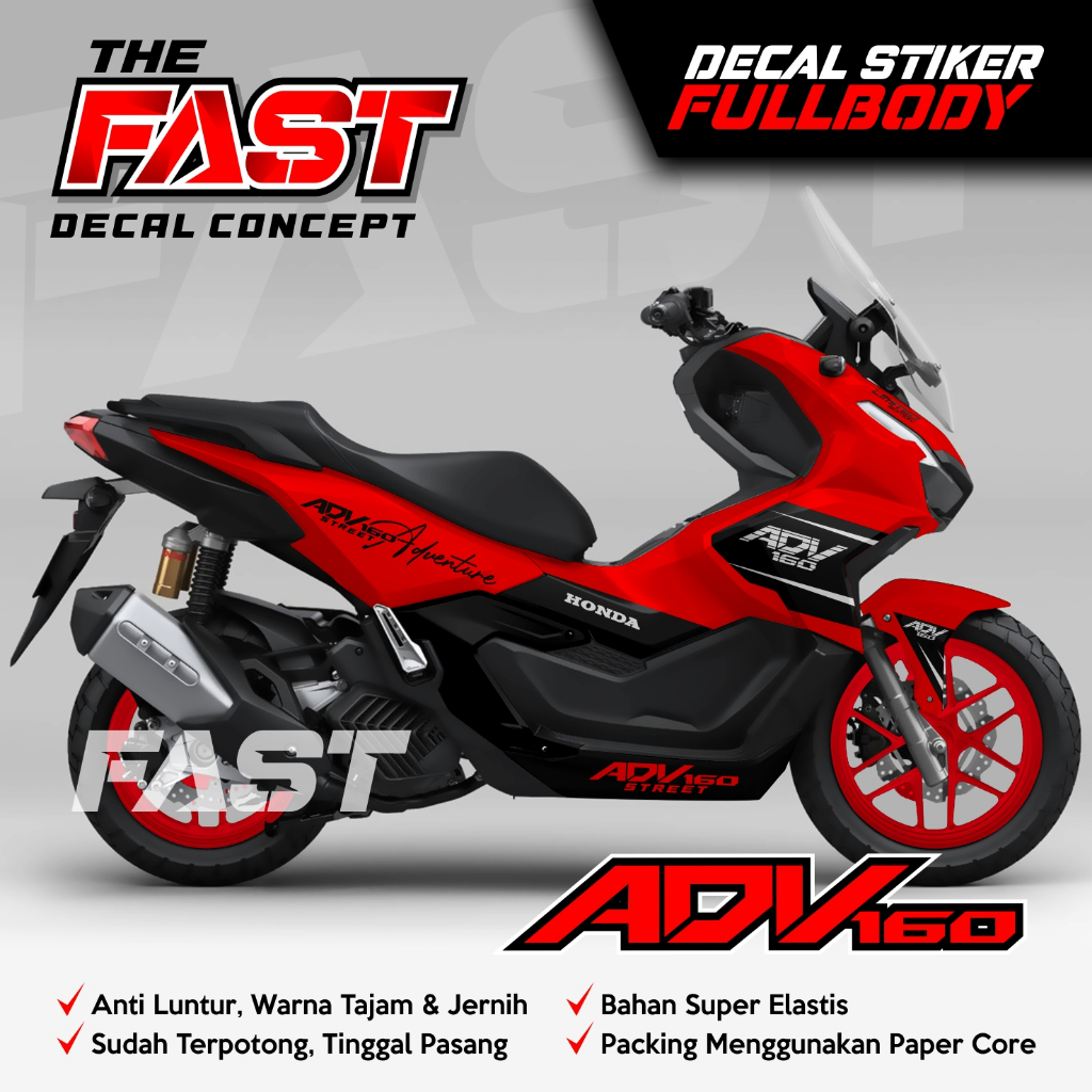 Adv160 Fullbody Adventure Decal Variation Sticker striping Decal Yamaha ...