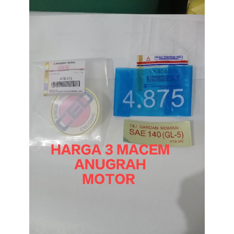ORIGINAL 4875 SAE CED AXLE STICKER | Shopee Philippines