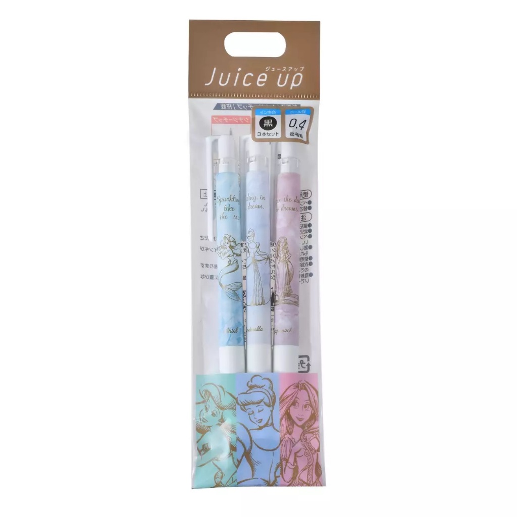 Pilot Juice Up Disney Princess Little Mermaid Ariel Cinderella Tangled ...