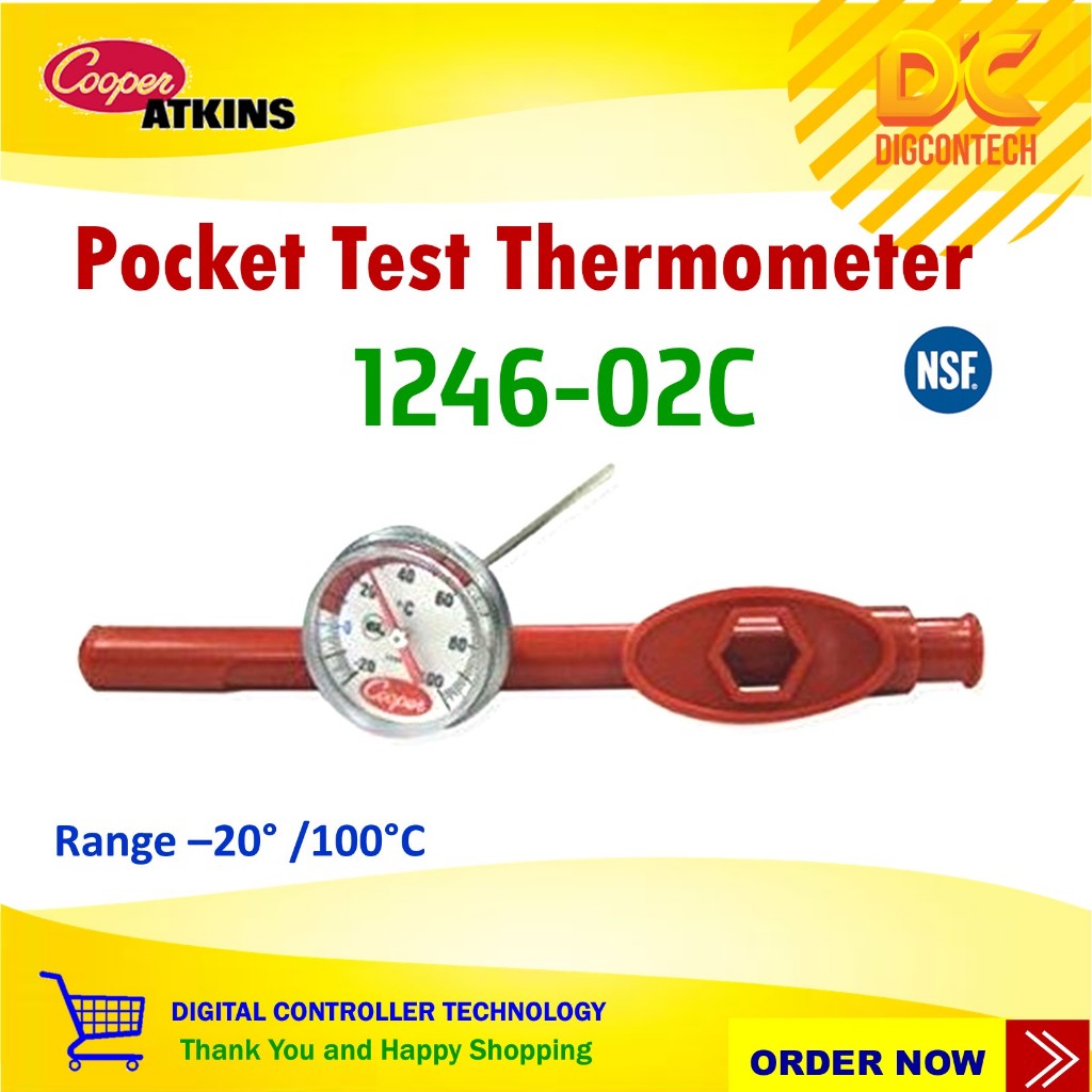 Cooper Atkins USA Thermometer Barista Pocket Instant Read 1246-02C ...