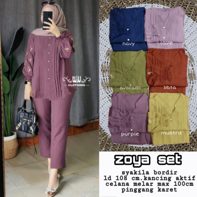 Zoya LD 110 & XXL LD 130 JUMBO ONE SET Embroidery Tiedye AIRFLOW ...