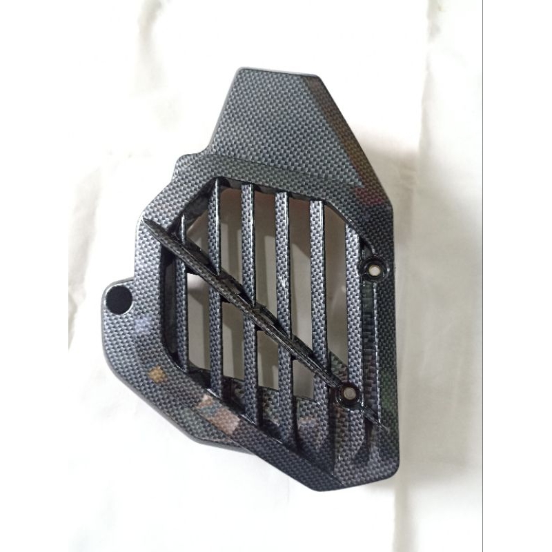 HITAM Cover RADIATOR PCX CBU 125/150 THAILAND CARBON BLACK | Shopee ...