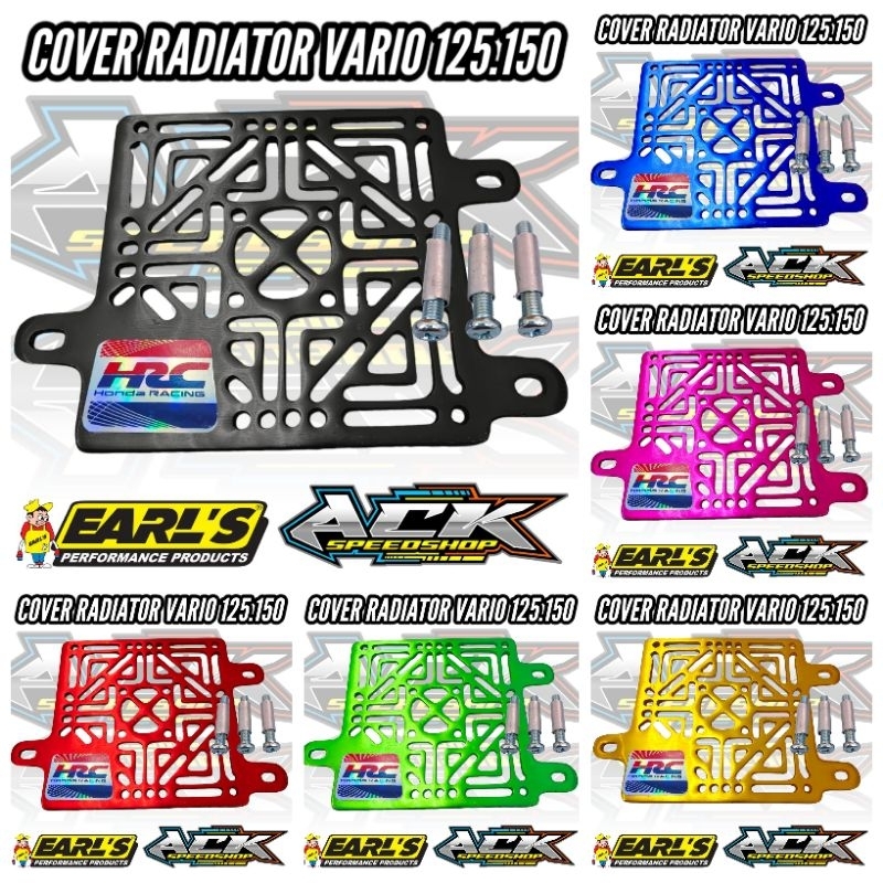 RADIATOR COVER HRC VARIO 125 150 PCX ADV CNC / RADIATOR COVER HRC VARIO ...