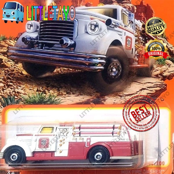 MERAH PUTIH Matchbox MBX FIRE DASHER 2022 White 2021 Red 2023 Yellow ...