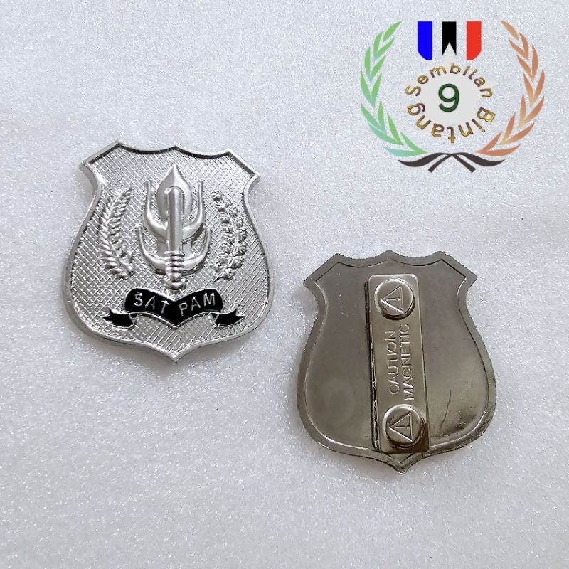 Magnetic Security Guard Authority Pin | Shopee Philippines