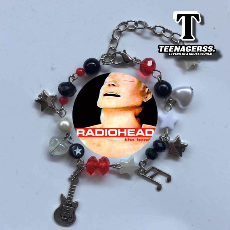 Beads Bracelet Radiohead The Bends Aesthetic Jewelry Bead Bracelet ...
