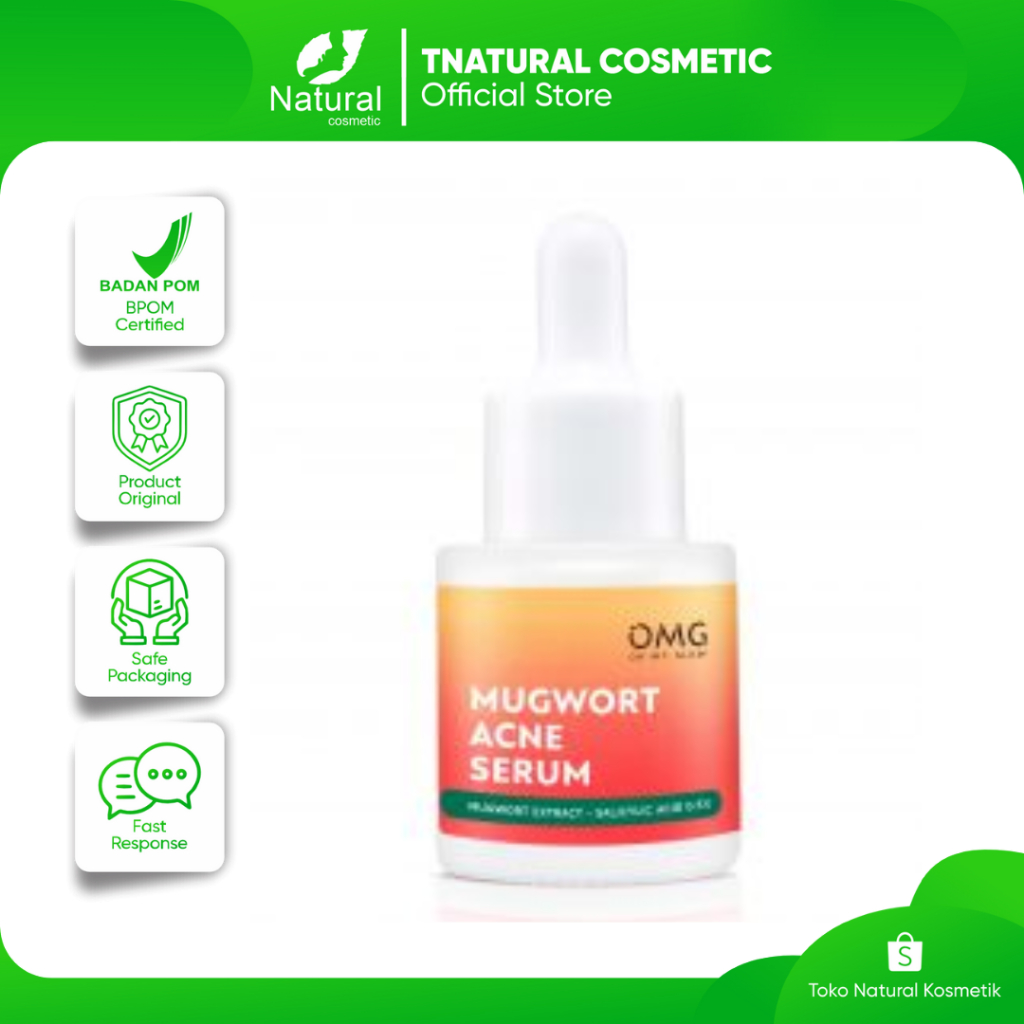 OMG Oh My Glow Mugwort Acne Serum | Shopee Philippines