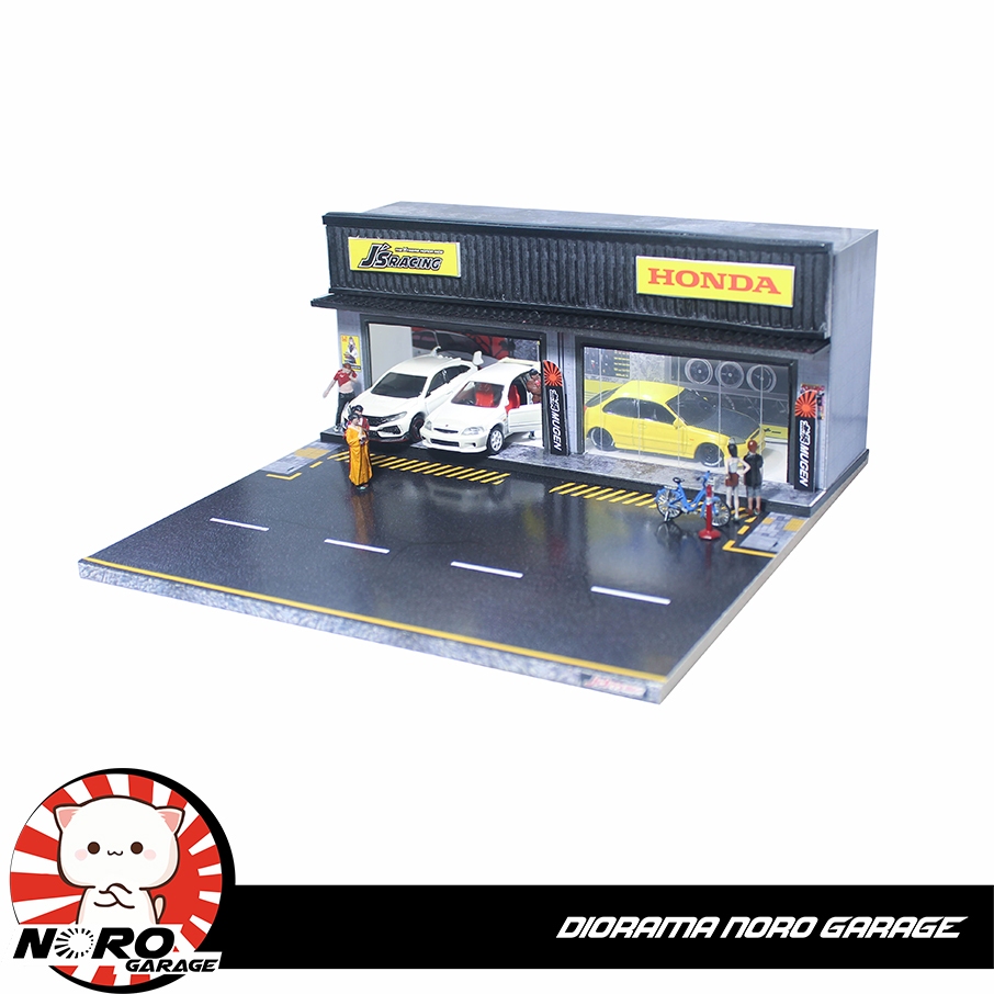 Diorama of Honda Mugen Motorsports Garage & Showroom, Japan. 1:64 scale ...
