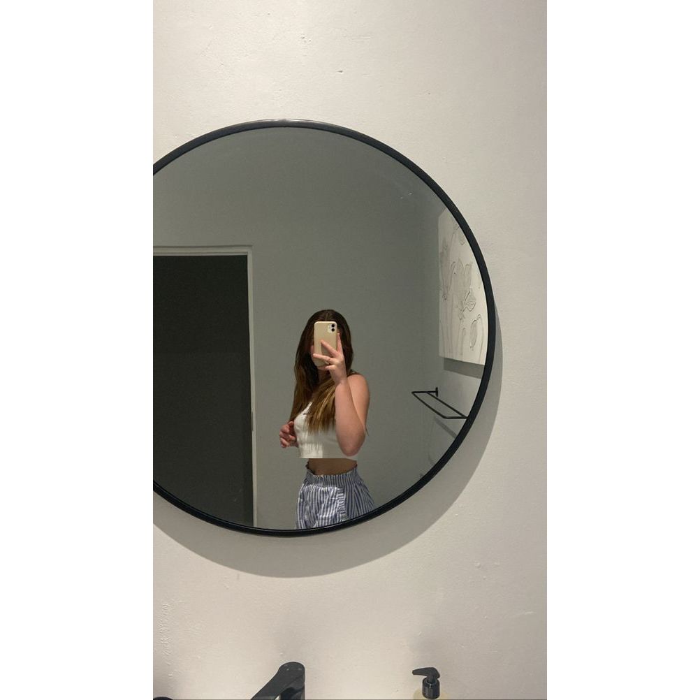 Aesthetic Mirror Round Hanging Wall Decoration Aesthetic Makeup Mirror ...