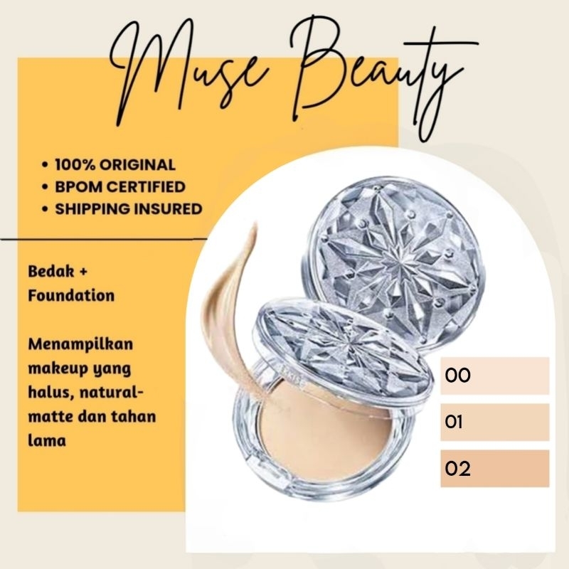 Kose Sekkisei Snow CC Powder Foundation Compact | Shopee Philippines