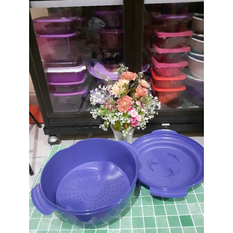 Tupper Vaporeira 2L/Microwave Steamer Tupperware(1pcs) | Shopee Philippines