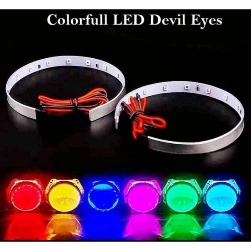 Devil EYE Lights/6-LED DEMON Lights | Shopee Philippines