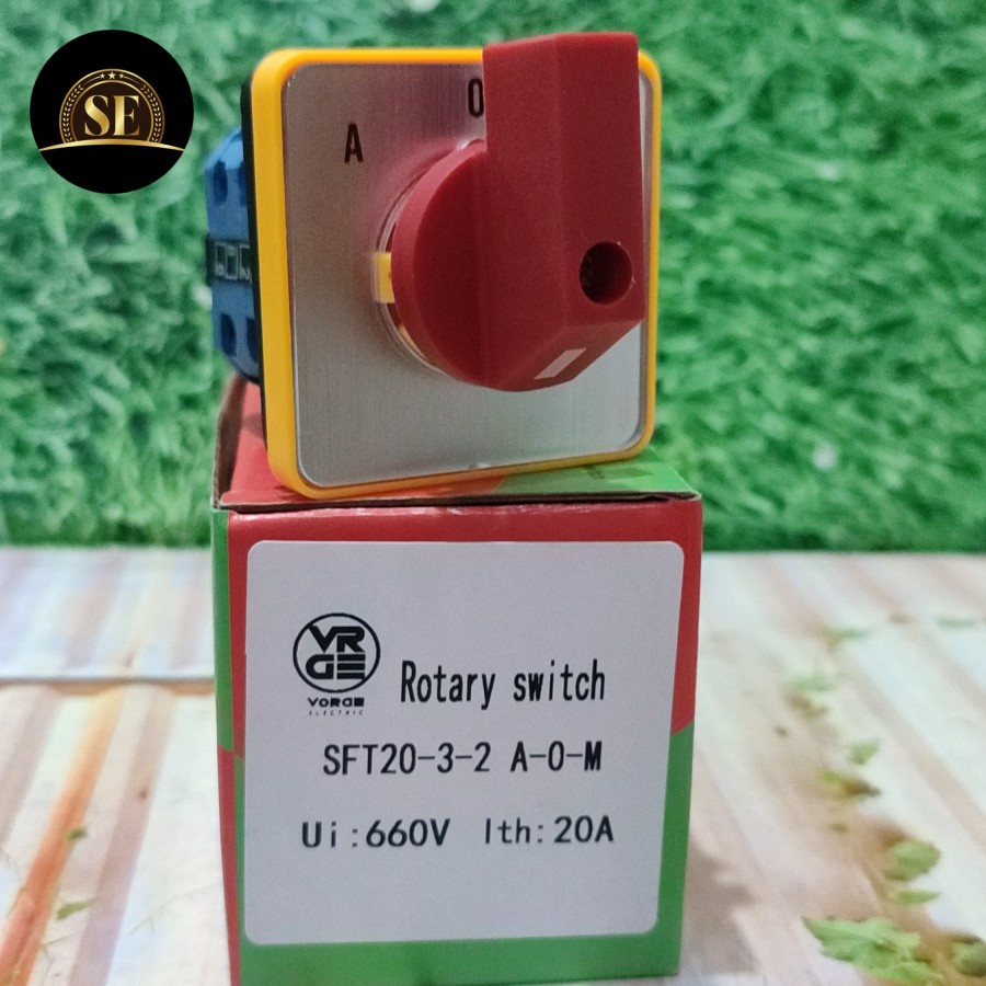 Rotary Switch SFT20-3-2 SA16 aom 2P VORGE Selector man off auto aom ...