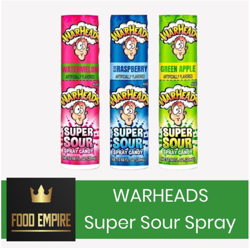 WARHEADS Super Sour Spray Candy 20 ml | Shopee Philippines