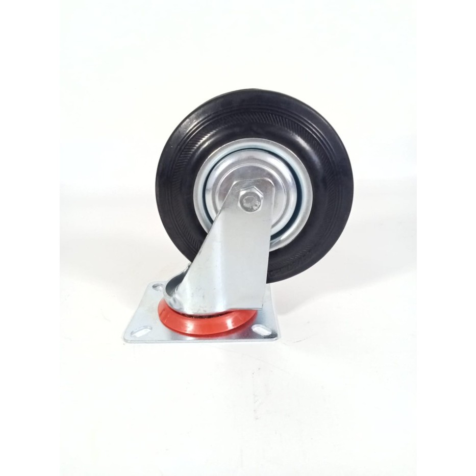 Rubber Wheels Live Showcase Swivel Swivel 8 Inch Caster Trolley Caster ...