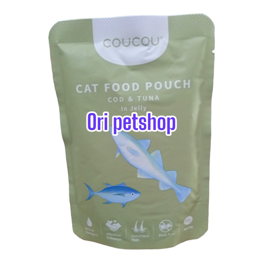 COUCOU & Tuna Wet Food Halcyon Series Cat Food Pouch 85gr | Shopee ...