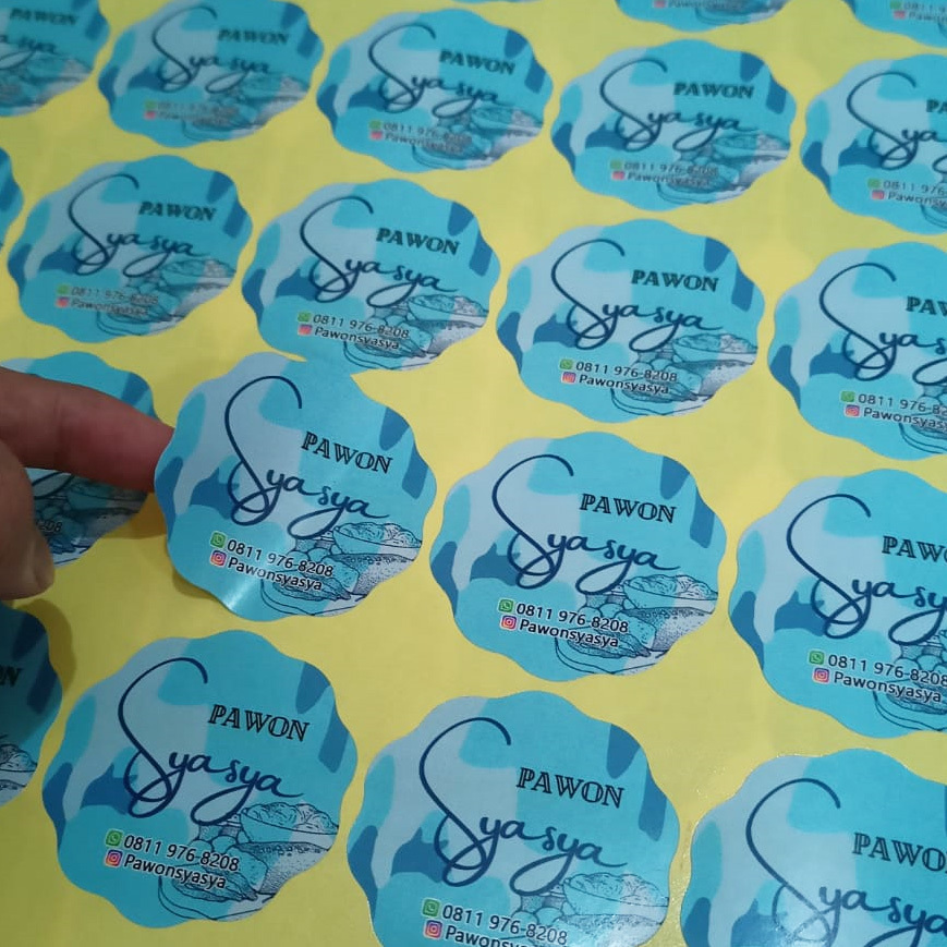 Product packaging label stickers, food labels, custom design bontak ...