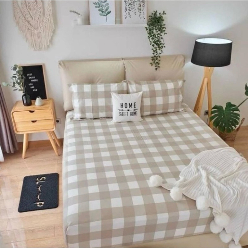 Khaki MOTIF Aesthetic Sheets (Sheet Only)/Korean Style SQUARE Sheets ...