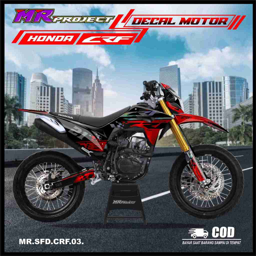 CRF 150 L Decal Sticker - minimalist CRF 150 L Fullbody Sticker ...