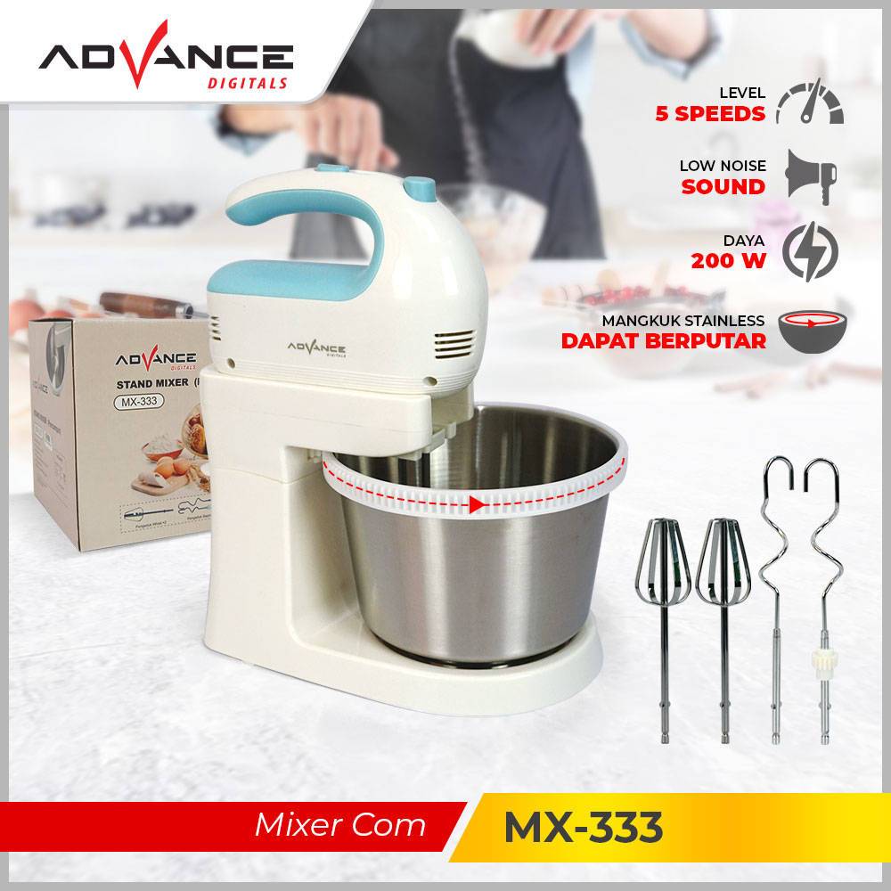 Advance Stand Mixer MX-333/Sitting Mixer/Can Be Used For Cake/Standing ...