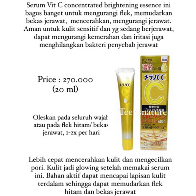 Melano CC PREMIUM SERUM (PO Japan) | Shopee Philippines