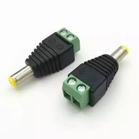 Dc Power Connector Male Jack DC Connector Male/DC Power Jack CCTV ...
