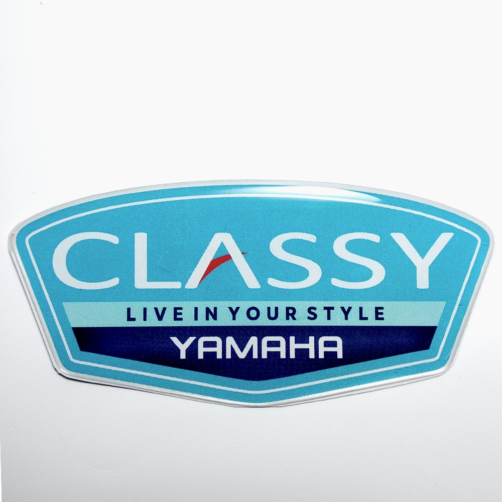 Classy YAMAHA Sticker Flexible Emblem Sticker | Shopee Philippines